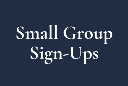 Small Groups - Christ Covenant Church